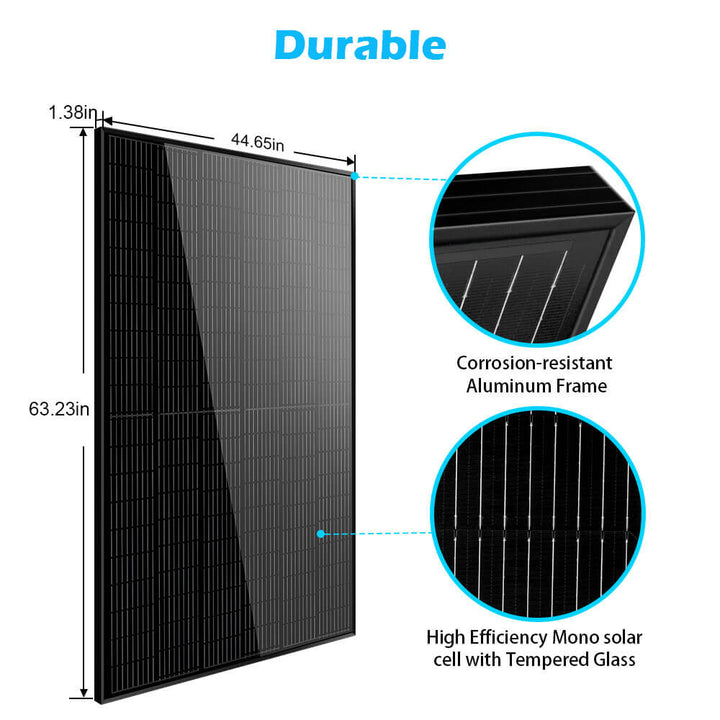 Sun Gold Power 415W Black Mono PERC Solar Panel – Energy Systems Central