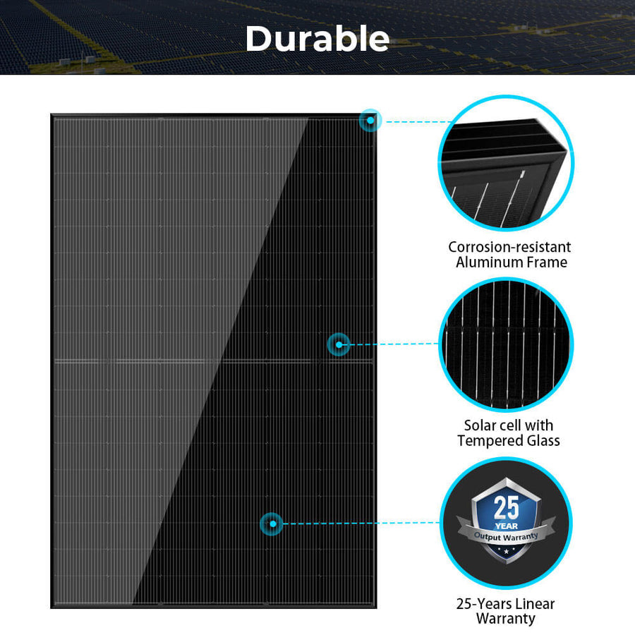 Sun Gold Power 440W N-Type Black Solar Panel Pallet (31) – Energy ...